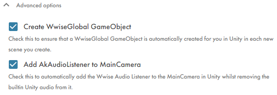 Integrating Wwise into a Unity Project